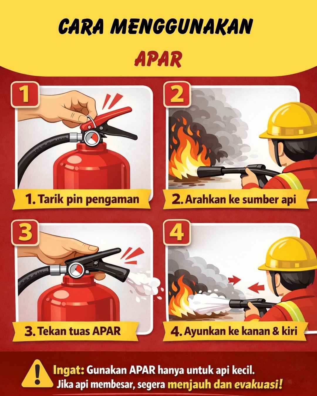 Kenali Jenis-Jenis APAR dan Cara Mudah Menggunakannya